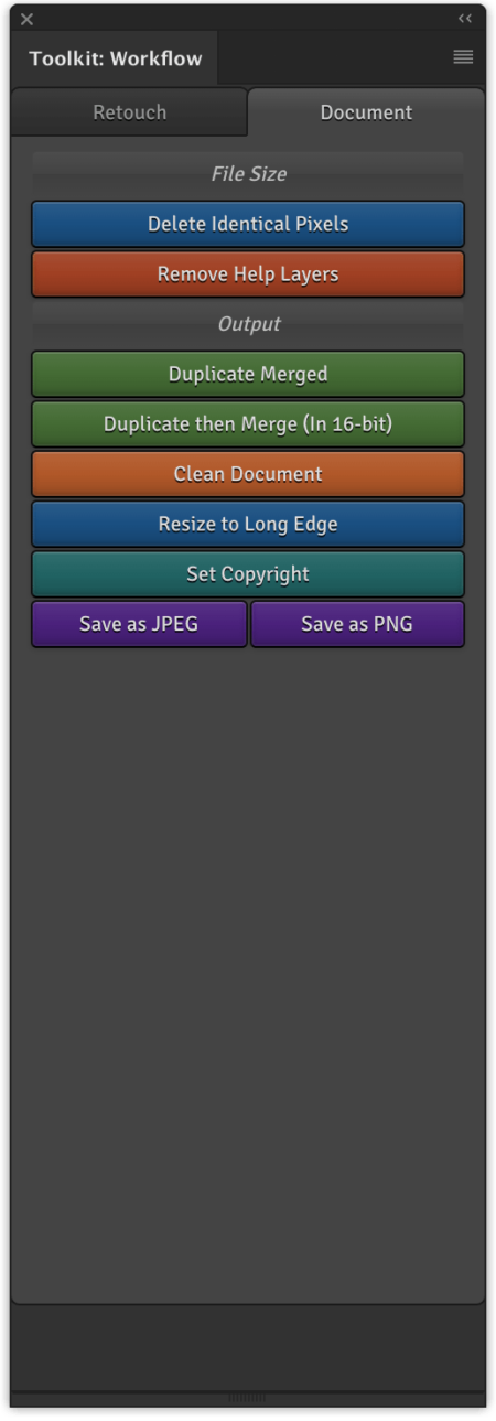 Products & Pricing - Retouching Toolkit